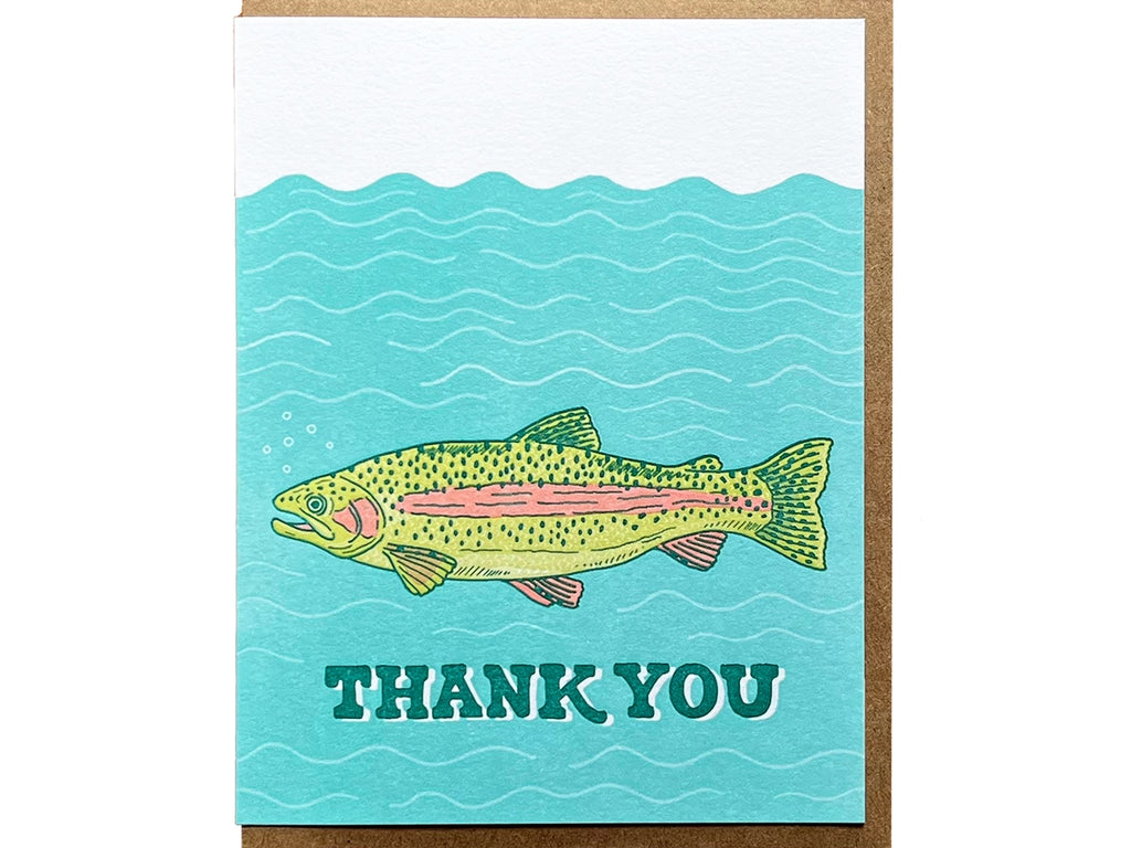Trout Fish Thank You Card — Marrygrams