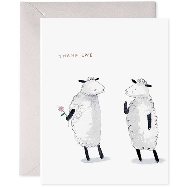 Thank Ewe Sheep Card — Marrygrams