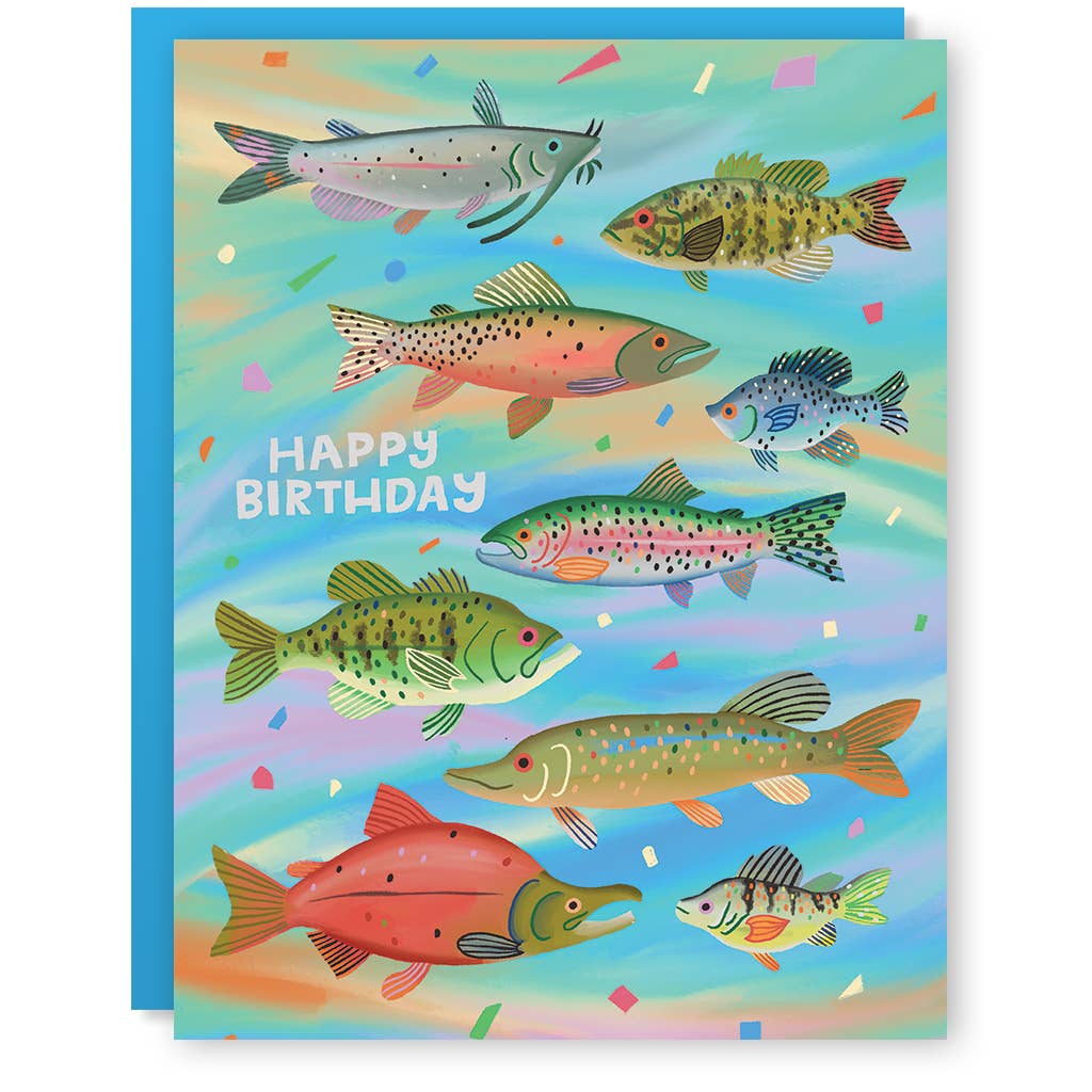 Freshwater Fish Birthday Card — Marrygrams