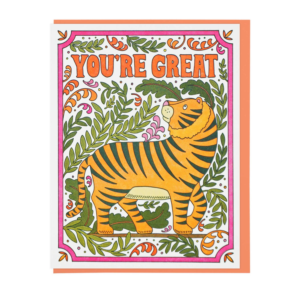 You re Great Tiger Card Marrygrams You re Great Tiger Card Marrygrams