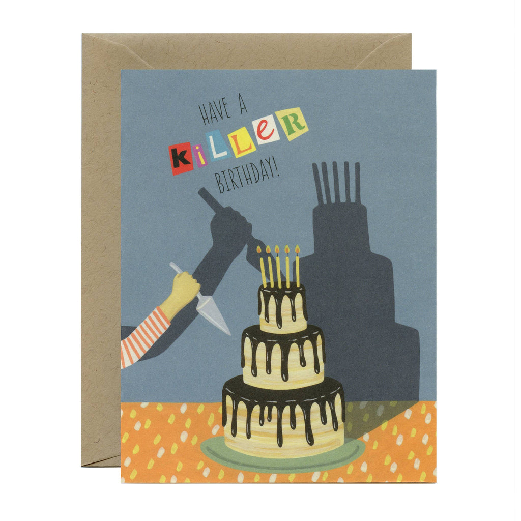 Have a (Serial) Killer Birthday Cake Card — Marrygrams