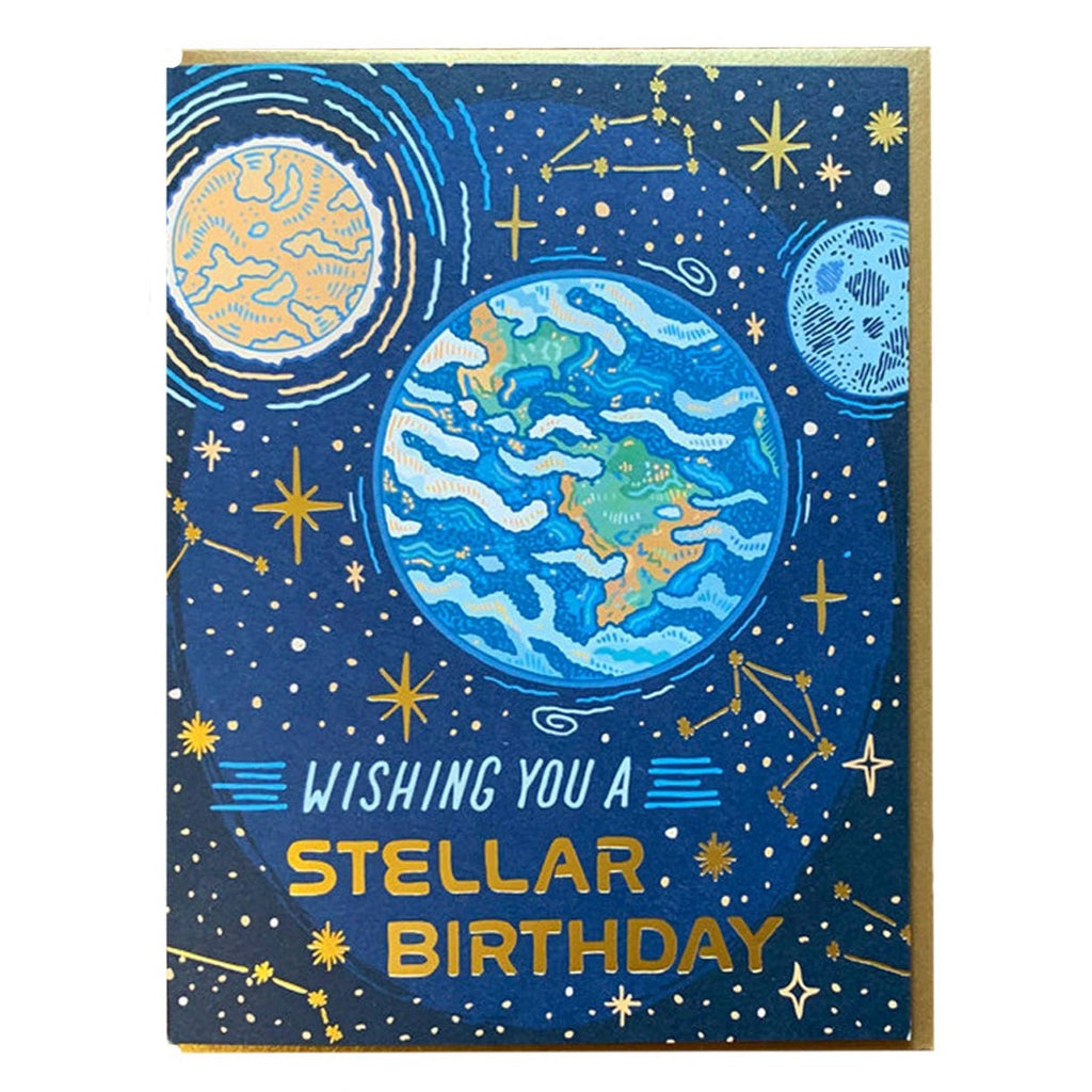 Earth Wishing You a Stellar Birthday Card — Marrygrams