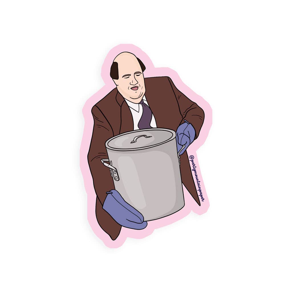 Kevin Chili Office Vinyl Sticker — Marrygrams